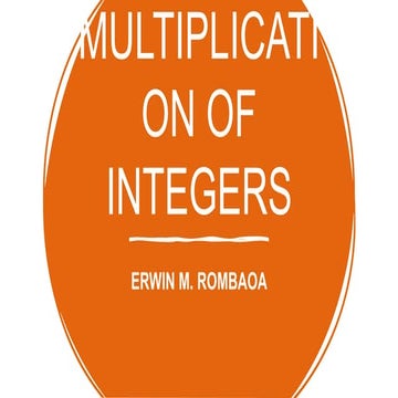 MULTIPLICATION OF INTEGERS -.pptx