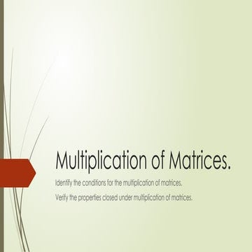 Multiplication of Matrices Praactice Problems problems .pptx