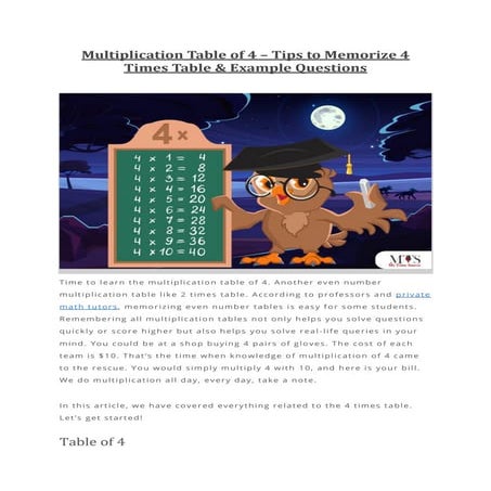 Multiplication Table of 4.pdf