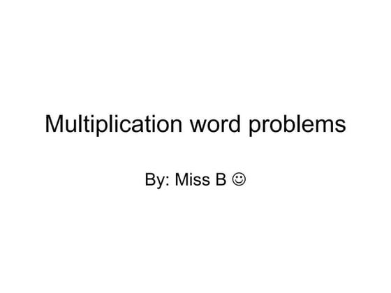 Estimation Word Problems | PPT