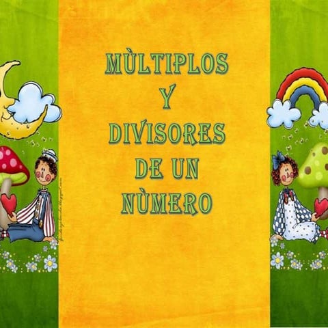 Multiplos y divisores | PPTX