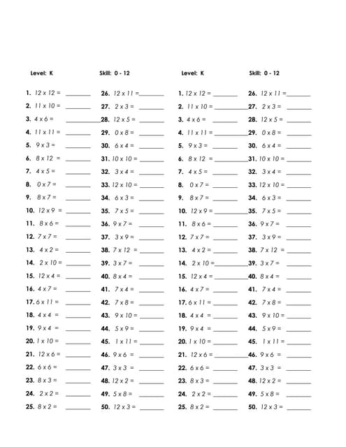 Multiplying dozens | DOC