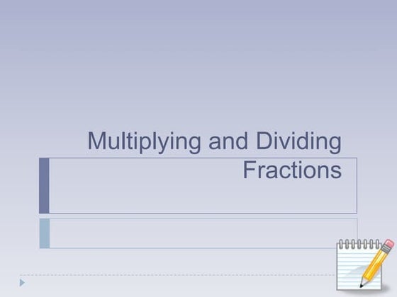 Slide fractions | PPT