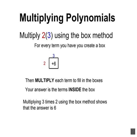 Multiplying Binomialspwp | PPT