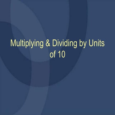 Dividing By Multiples Of 10 | PPT