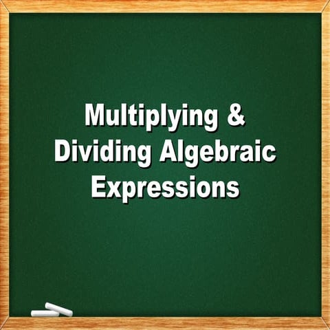 Multiplying Monomials | PPT