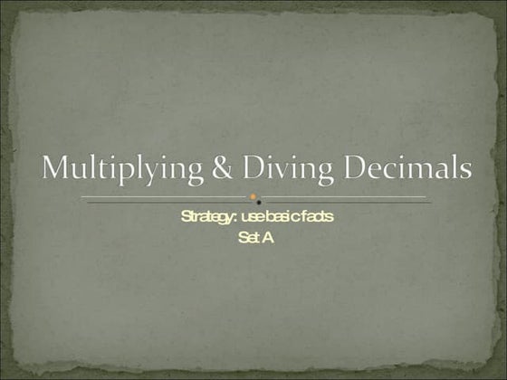 Multiplication facts to_81_001 | PDF