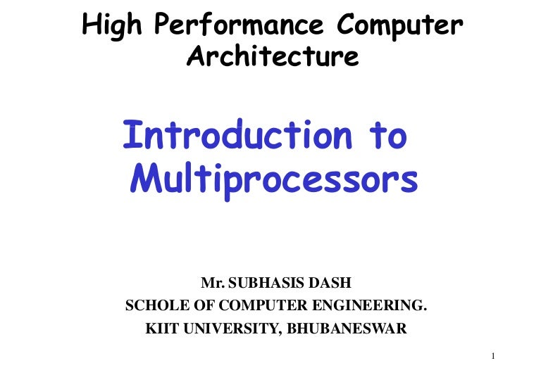 High Performance Computer Architecture