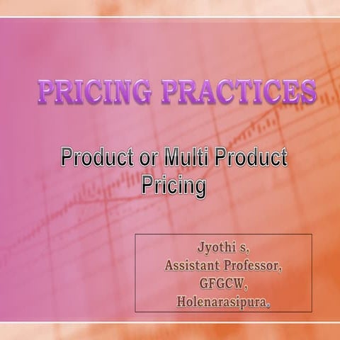 Multi product pricing | PPTX