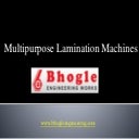 Multipurpose lamination machines