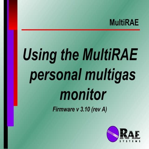 Multirae user training_310a | PPT
