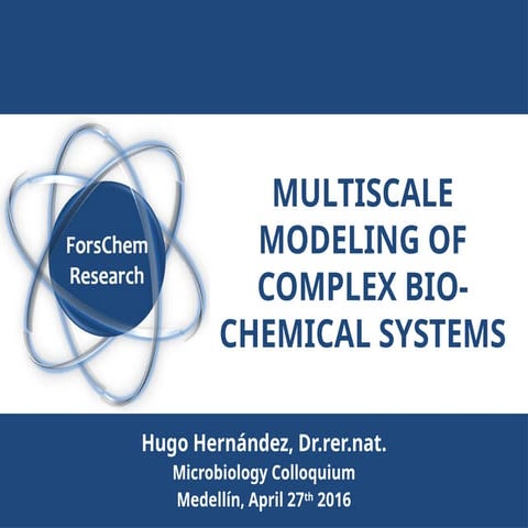 Multiscale Modeling of Complex Bio-chemical Systems | PPT | Free Download