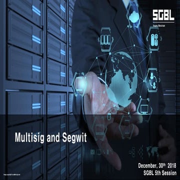Multisig and segwit | PDF