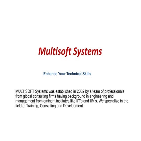 Multisoft systems complaints and review | PPT