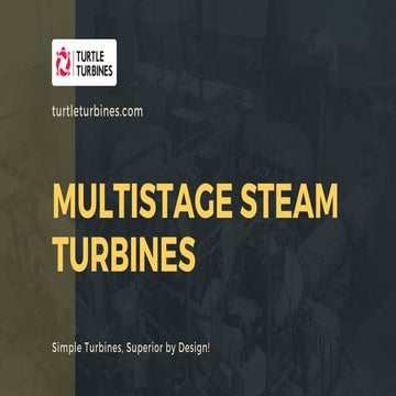 Multistage steam turbines | PPT