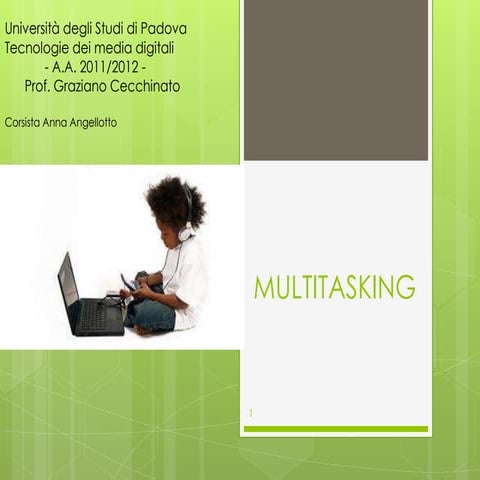 Multitasking[1] | PPTX | Brain and Nervous System Disorders | Diseases ...