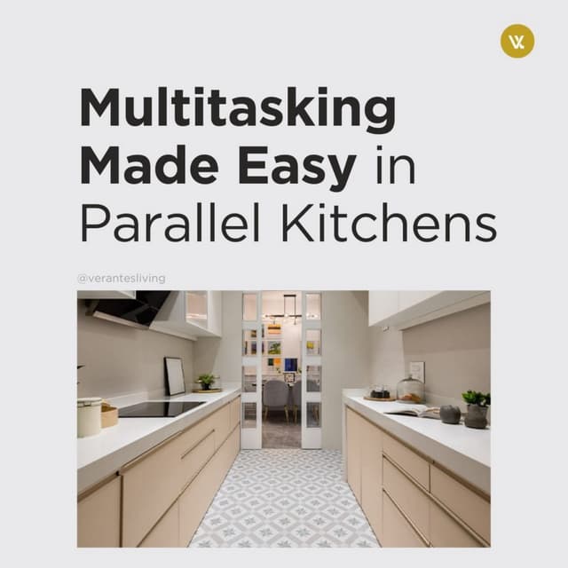 Multitasking made easy in parallel kitchens.pdf | Interior Decorating ...