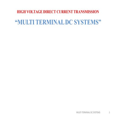 MTDC Systems | PPTX