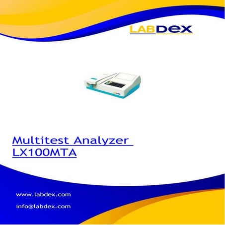 Multitest Analyzer LX100MTA | PDF