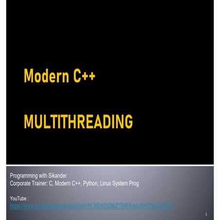 Multithreadinginc Stdthread Race Condition Ppt