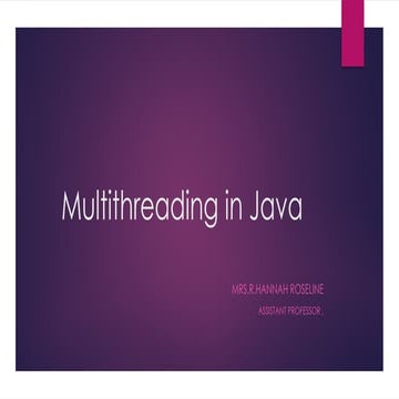 Multithreading Thread And Processinjava 210302183809 Pptx