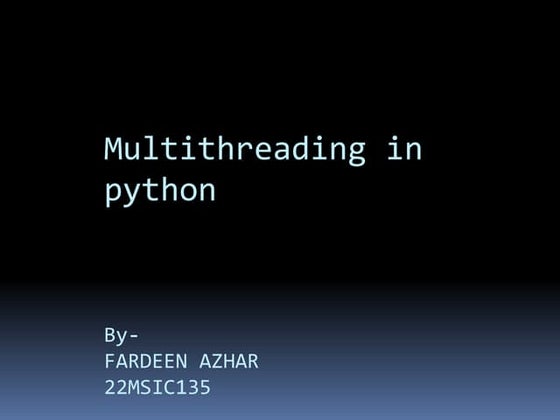 What Is Multithreading In Python Python Multithreading Tutorial 7499