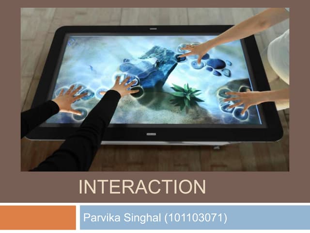 Touch Screen Technology PRESENTATION | PPTX