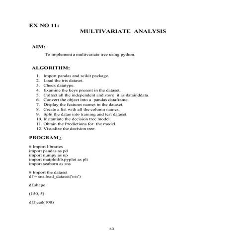 machine learning .multivariate........... | DOCX