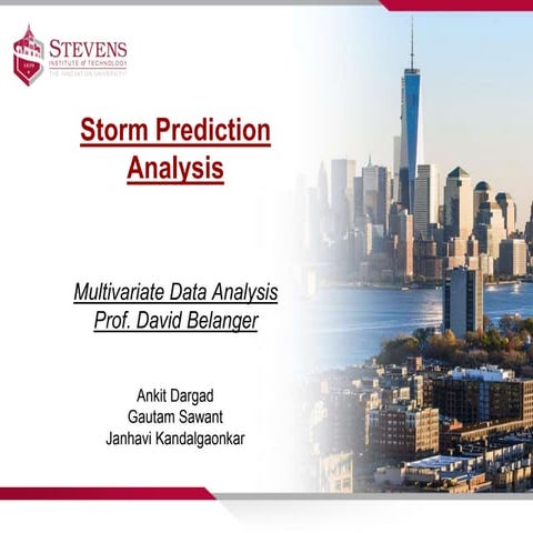 Storm Prediction data analysis using R/SAS | PPTX