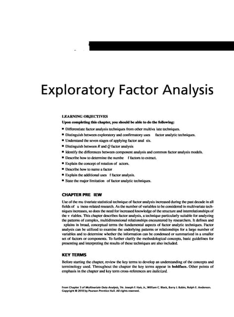 Multivariate Data Analysis 90 101 Pdf