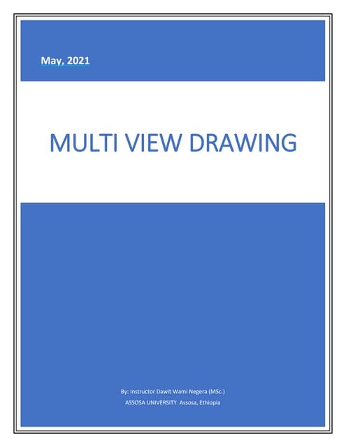 Pictorial Drawing | PDF