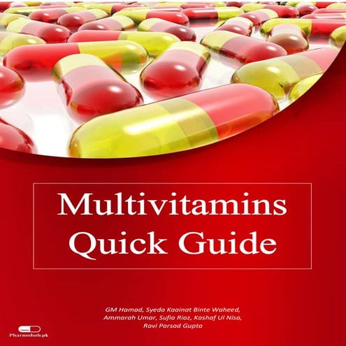 Multivitamins Quick Guide | PDF
