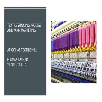 M Umar Arshad 1110 ( Gohar textile mill ).pptx