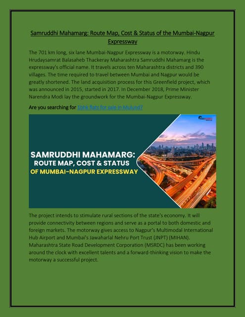 Northern peripheral road all info by regrob | PDF