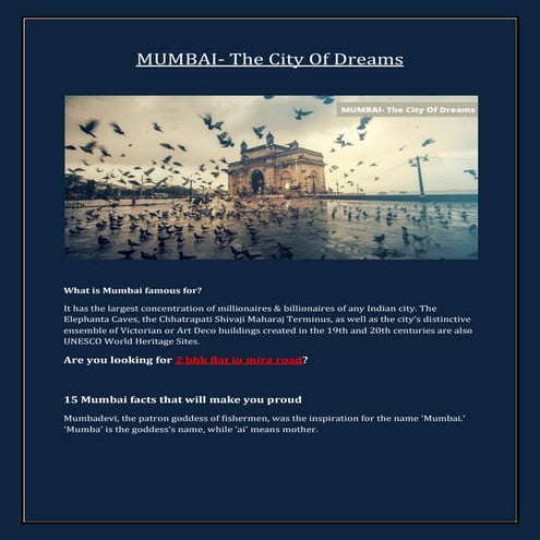 MUMBAI- The City Of Dreams.pdf