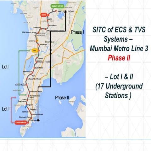 Mumbai Metro Line 3 Aqua line PPT details | PPTX