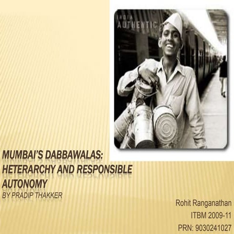 Mumbai Dabbawala (mba ).pptx