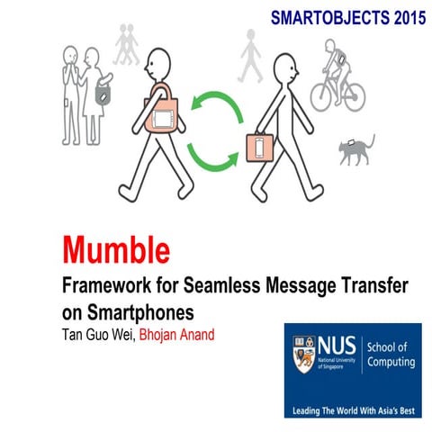 mumble: Framework for Seamless Message Transfer on Smartphones | PPT