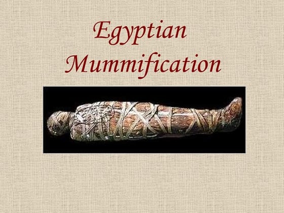 Mummification i movie | DOCX