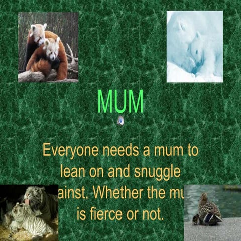 Mum poem powerpoint | PPTX