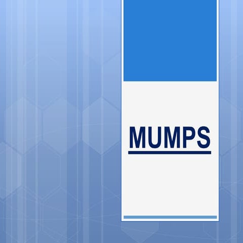 Mumps | PPTX