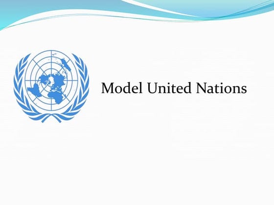 Intro to Model United Nations | PPTX