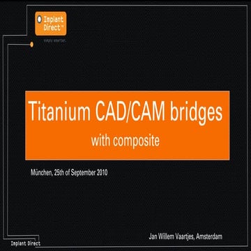 Titanium CAD Bridges with composite | PDF