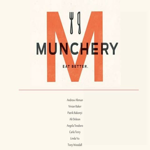 Munchery - Content Strategy | PPTX