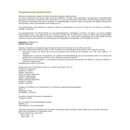 Mundo Visual - Visual Basic - Tema 4 | DOC