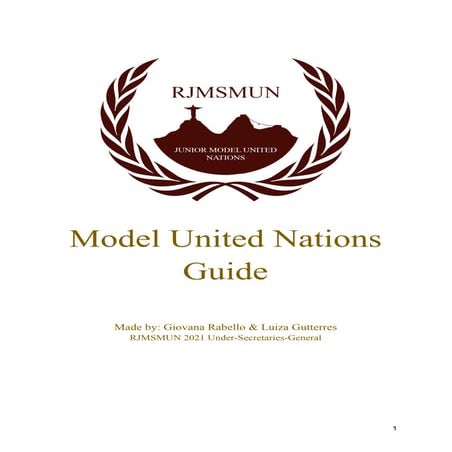 MUN Guide | PDF