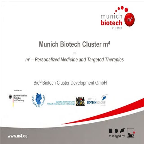 Munich biotech cluster | PPT