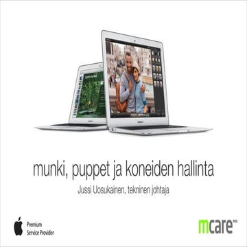 munki & puppet @ finmacadmin 2014 | PDF
