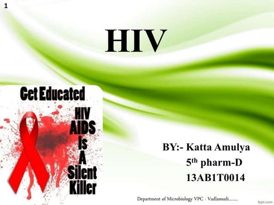 Pathophysiology of HIV AIDS | PPT