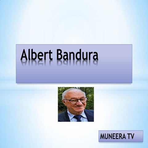 ALBERT BANDURA | PPT